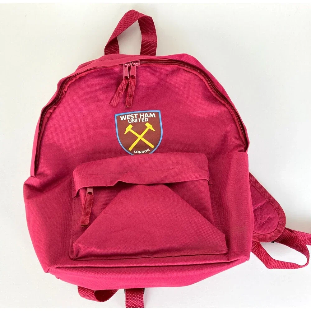 Bags | West Ham United Fc Backpack Medium Size 12x15x45 Pink Official ...